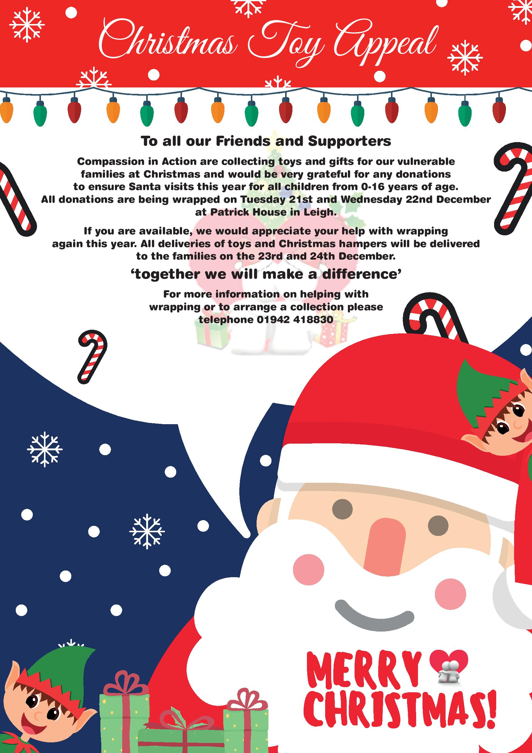 Christmas Toy Appeal (for local charity Compassion in Action ...